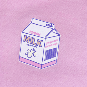 Pink Milk Carton Sweatshirt — The Little Milk Bar